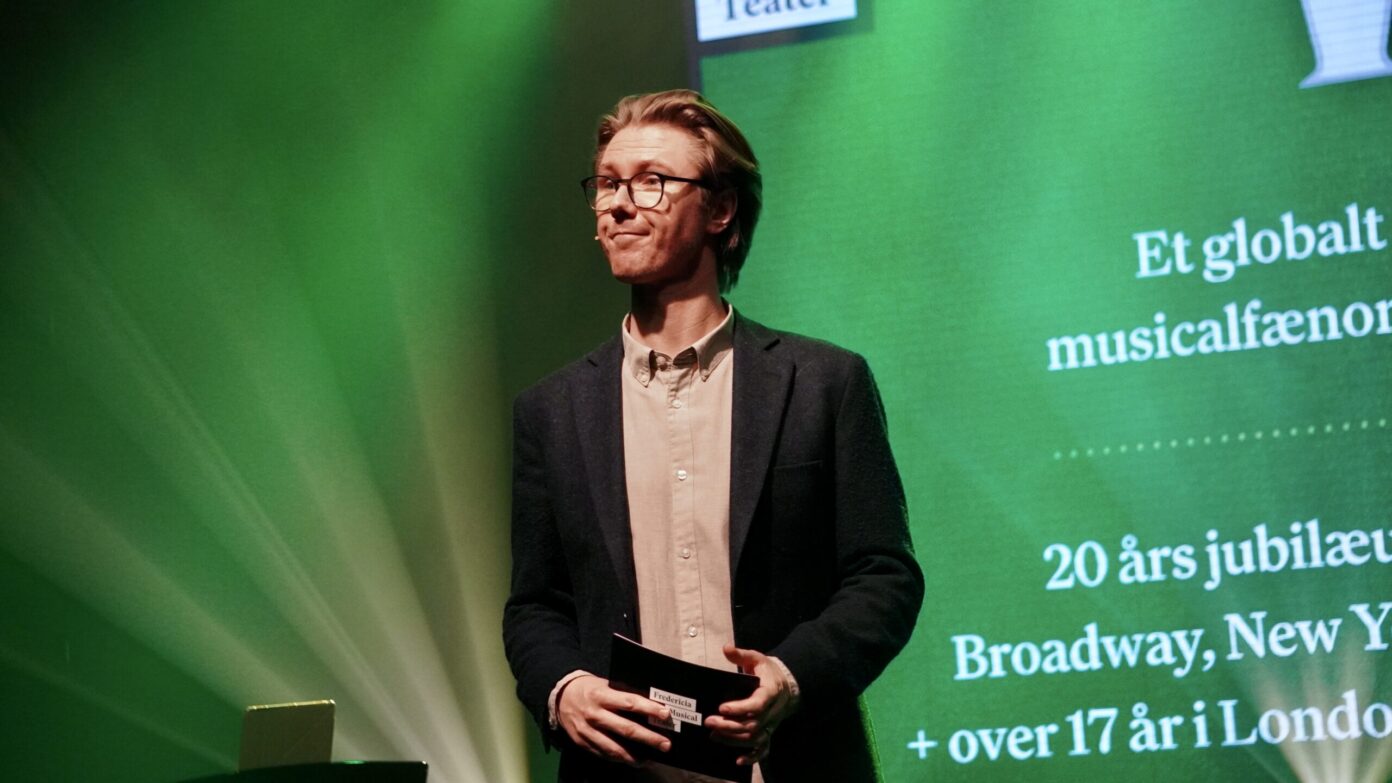 Martin Skriver kunne ikke slippe Fredericia og musicals ...